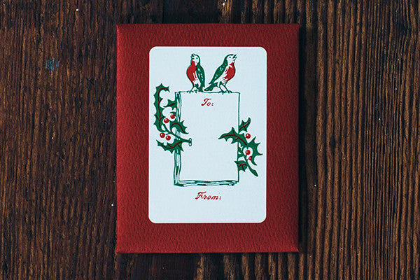 Red Birds Sticker Gift Tags – The Good Supply